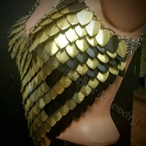 Custom Made Chain and Scale Mail Superhero Inspired Cosplay Armor - Etsy