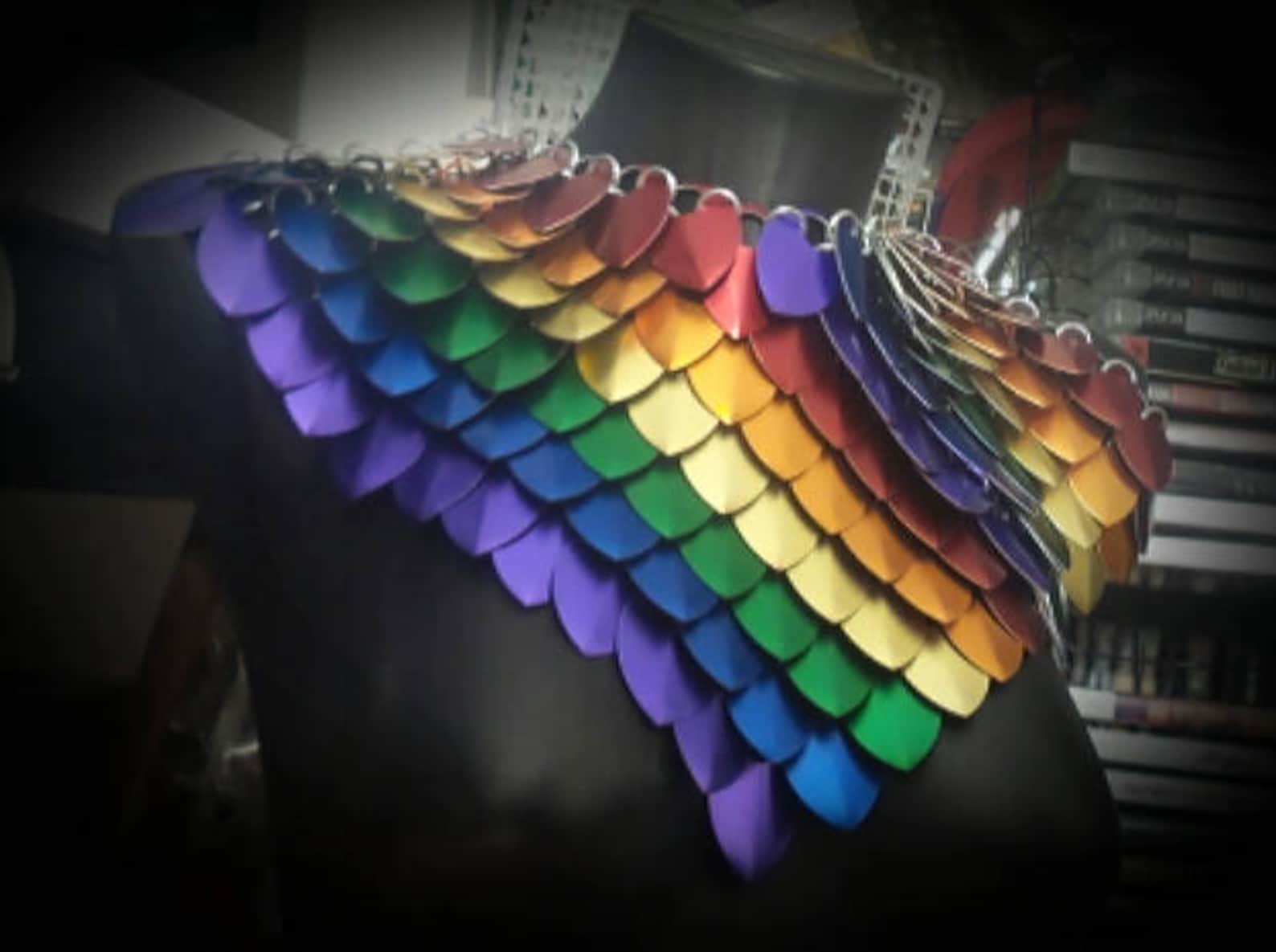 Scale Mail Cosplay Larp Armored Mantle | Etsy