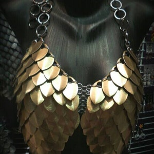 Custom Made Chain and Scale Mail Red Sonja Inspired Cosplay Armor - Etsy