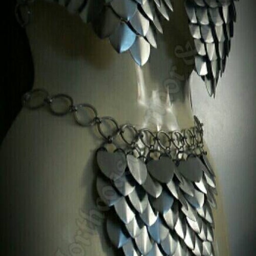 Chain and Scale Mail Cosplay Larp Armored Mantle - Etsy