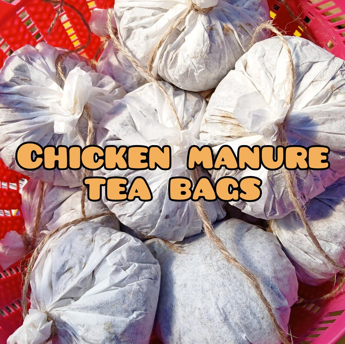 Chicken Manure Tea Bags, Quail Manure, Manure, Fertilizer, All Natural ...