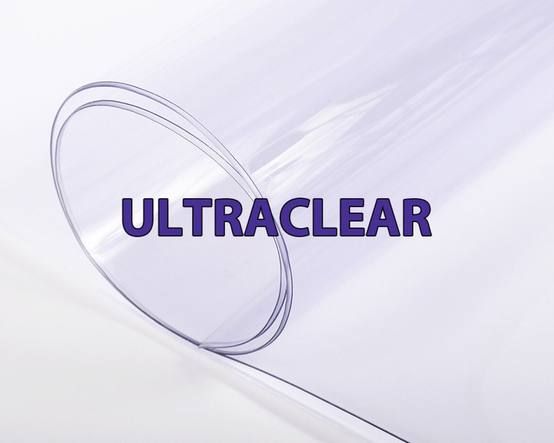 ULTRACLEAR Vinyl Tablecloth Custom Fitted Rectangle Square - Etsy