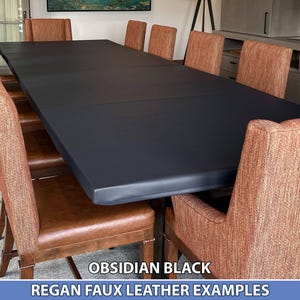 CONFERENCE Table Protector REGAN Custom Fitted Faux Leather Vinyl ...
