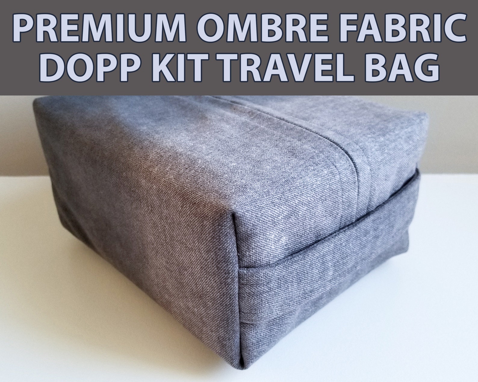 Fabric Dopp Kit in Luxury Ombré for Men or Women, Premium Quality ...
