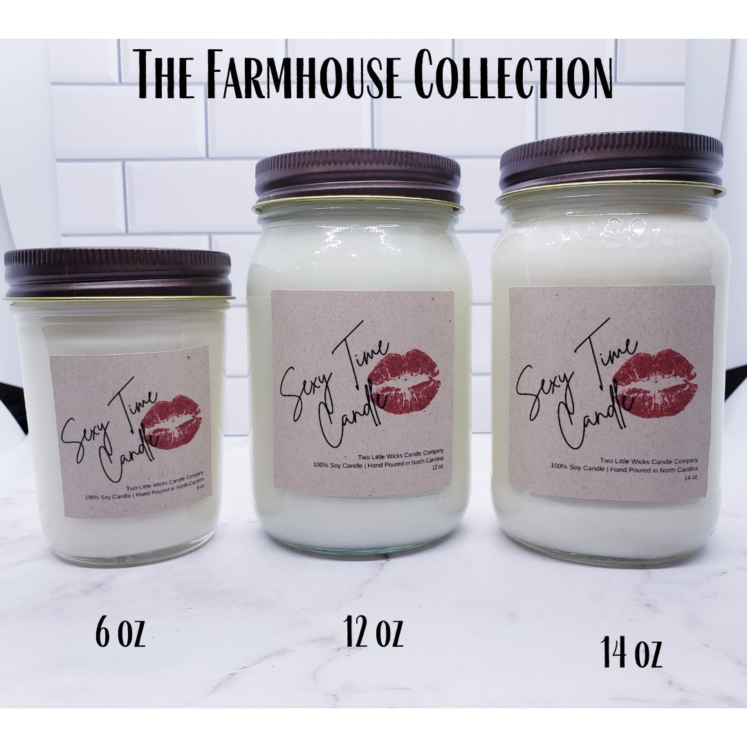 Sexy Time Candle Sexy Candle Naughty T For Husband Naughty Etsy