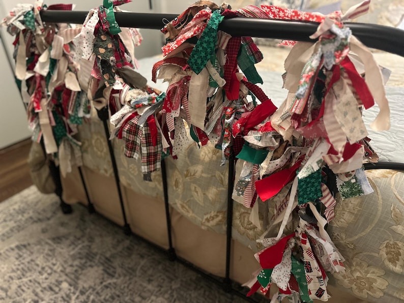 Custom Christmas Primitive Garland Ornaments Handmade for Holidays ...
