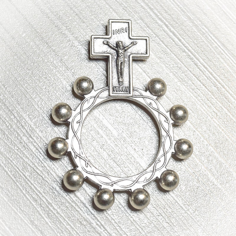 Rosary Ring - Etsy