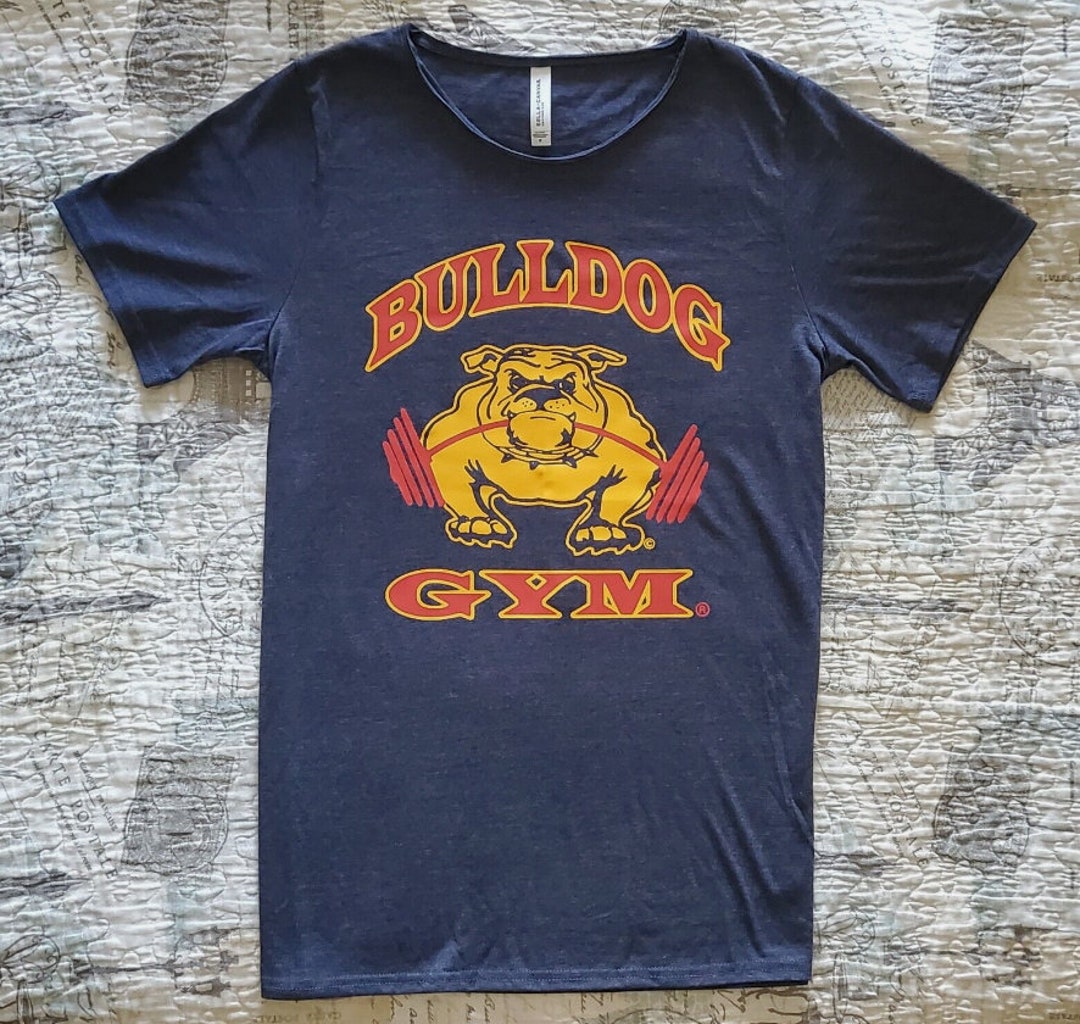 BULLDOG GYM Old School Bodybuilding Vintage Original Logo Workout ...