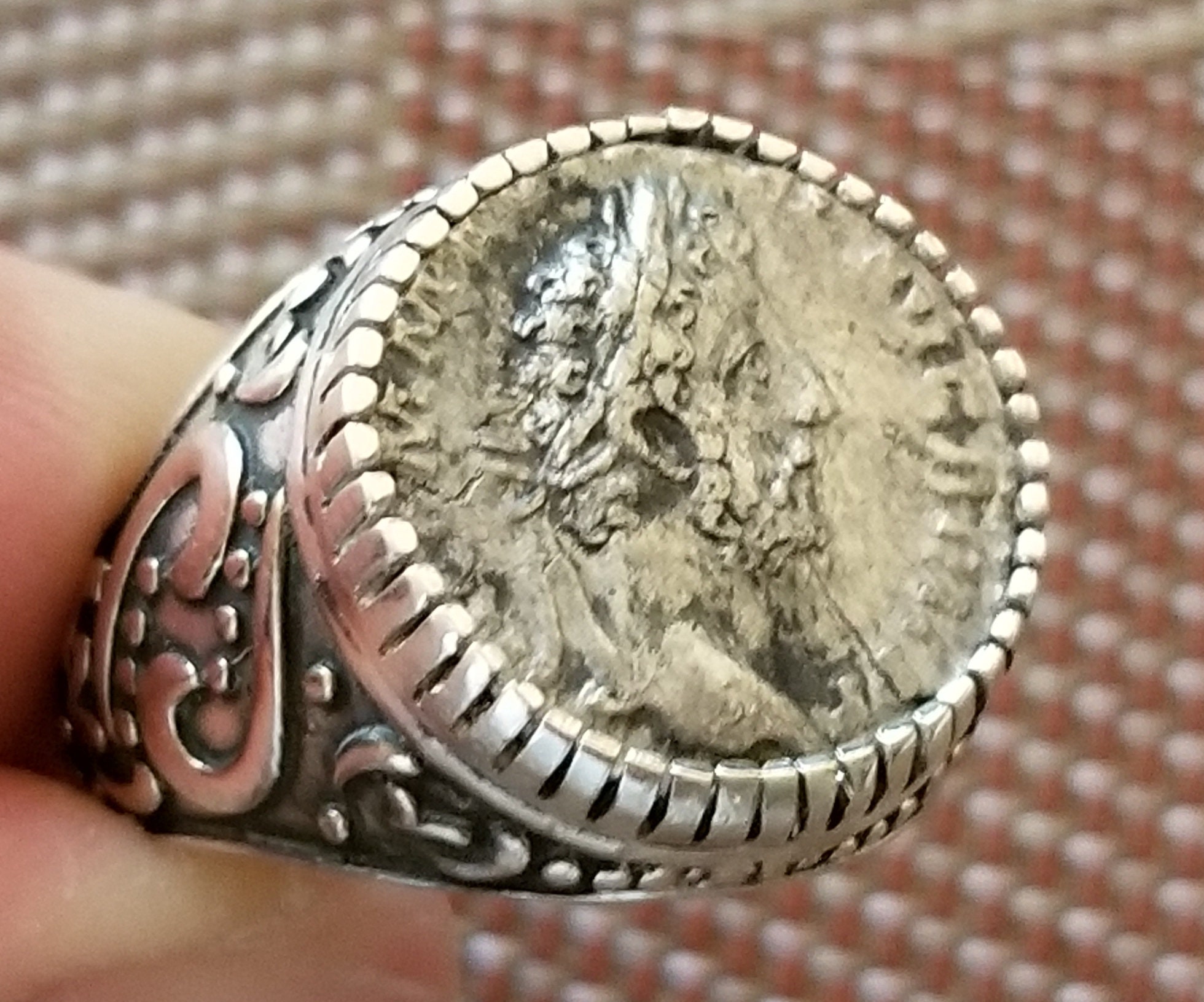 Authentic Genuine Ancient Denarius Coin of the Roman Emperor ...