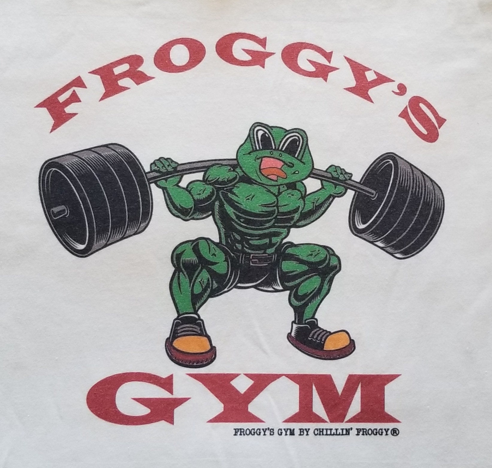 Froggy's Gym Muscle Bodybuilding Workout Exercise Old School Vintage ...