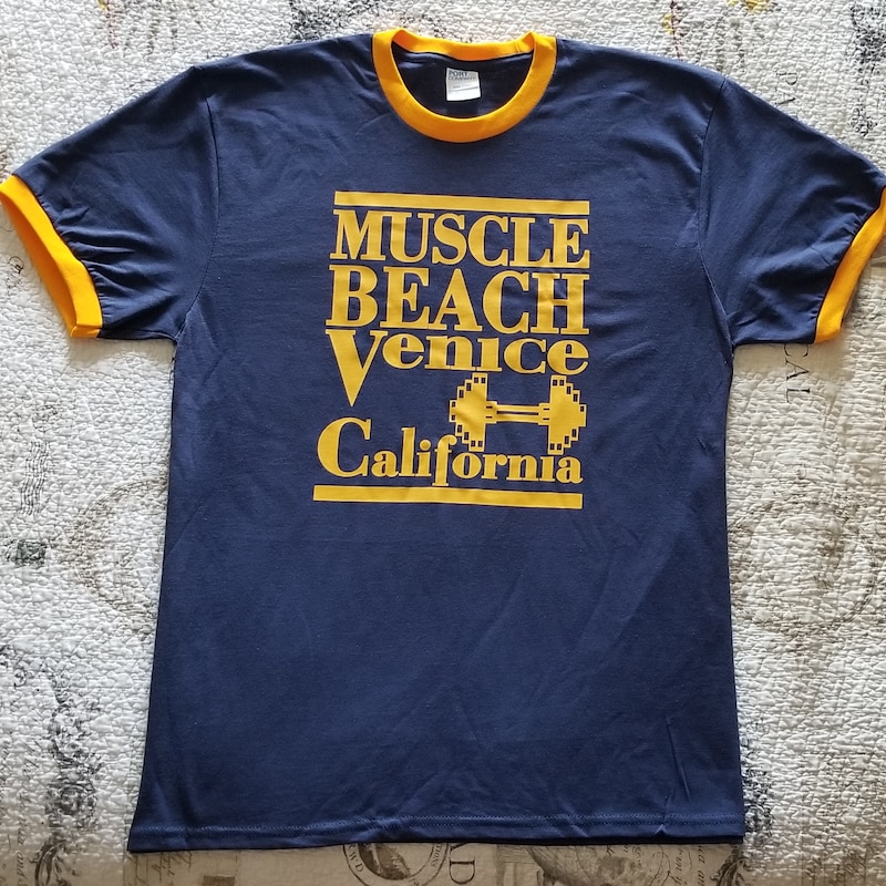 Ringer Muscle T Shirt - Etsy