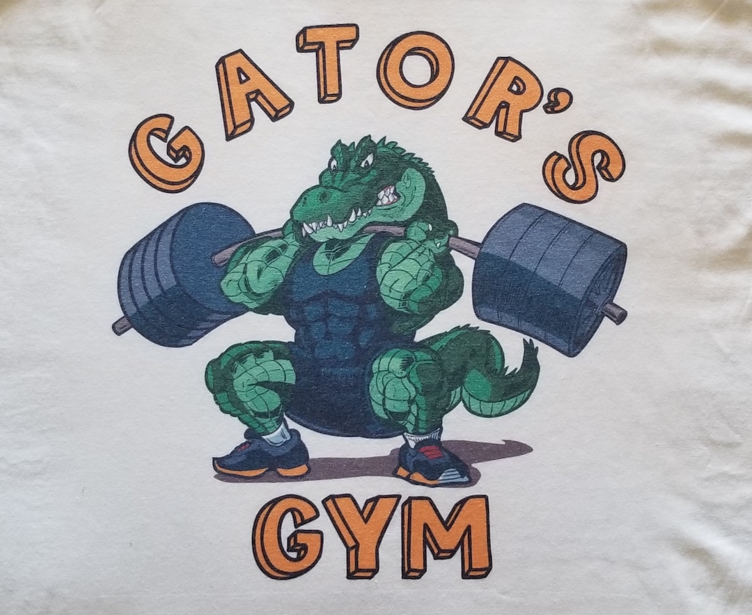 Gator's Gym Old School Bodybuilding Clothing Trademark Vintage Logo ...