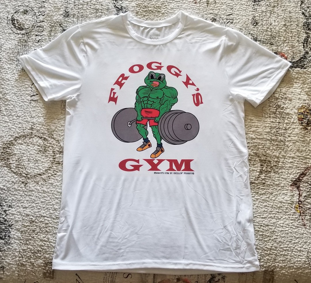 Froggy's Gym Muscle Bodybuilding Workout Exercise Old School Vintage ...