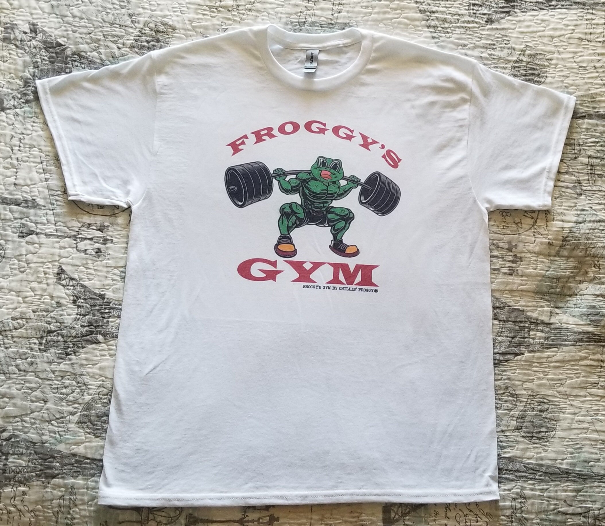 Froggy's Gym Muscle Bodybuilding Workout Exercise Old School Vintage ...