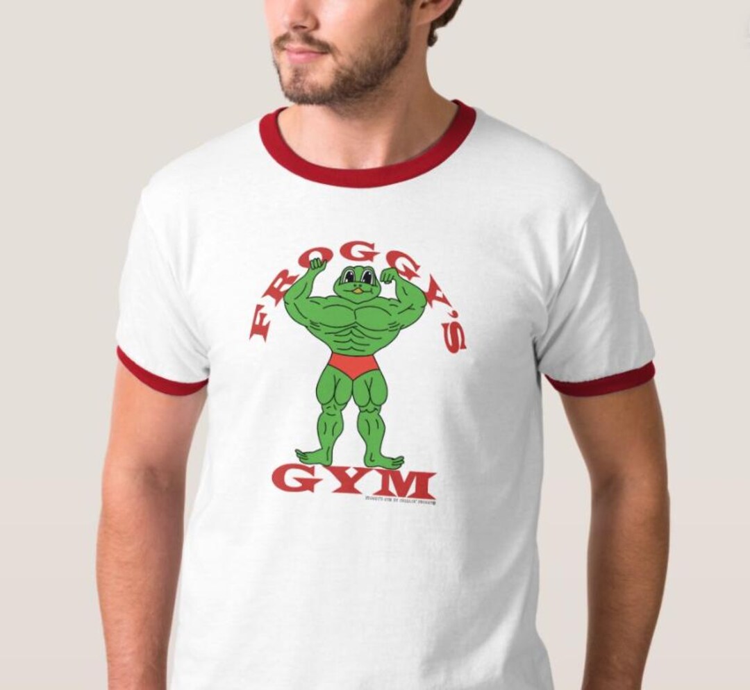 Froggy's Gym by Chillin' Froggy Old School Bodybuilding Vintage Logo ...