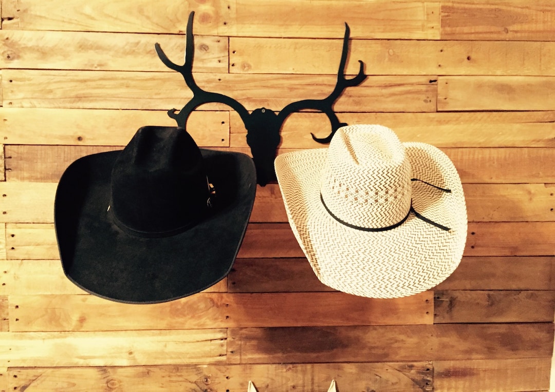 Cowboy Hat Rack - Cowboy Hat Racks - Cowboy Western Hat Rack - Metal ...