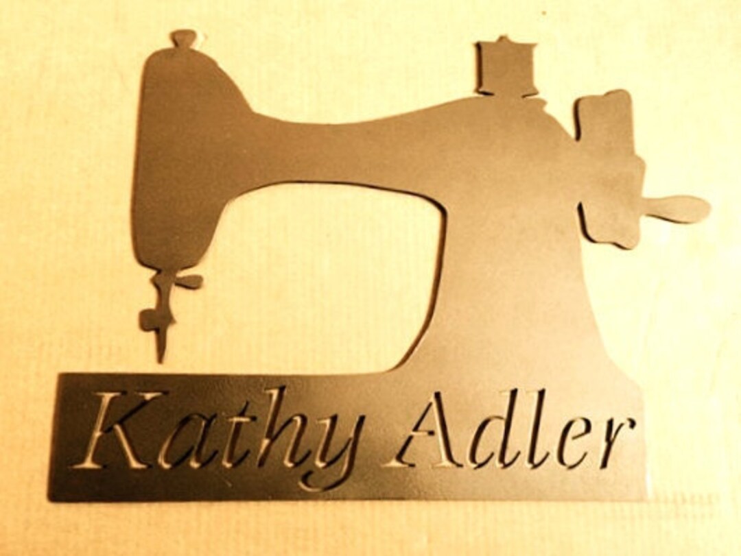 Antique Sewing Sign - Personalized Sewing Room Sign - Sewing Room ...