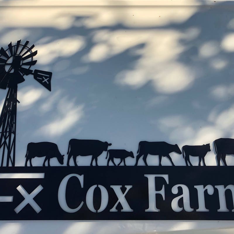 Cattle Sign - Etsy