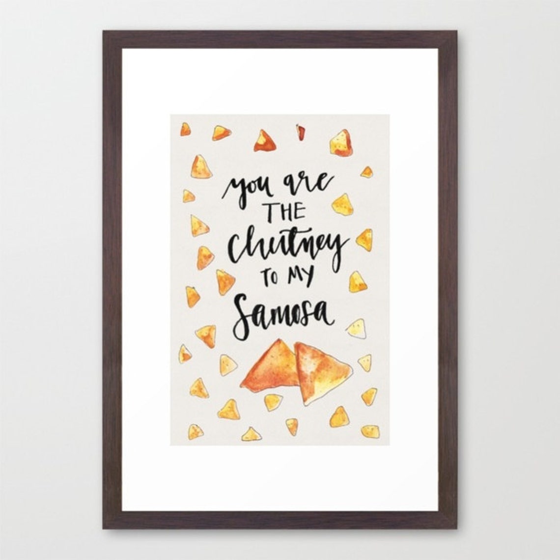 Samosa Chutney Art Print - Etsy