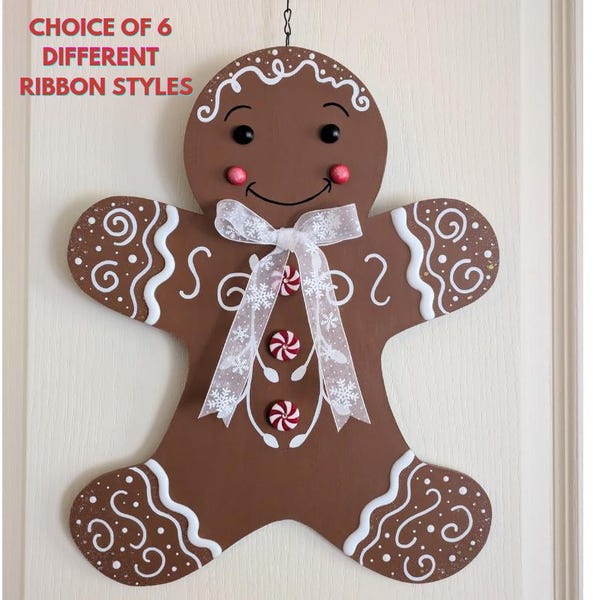 Wood Gingerbread Man - Etsy