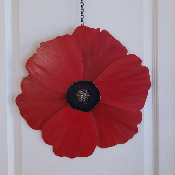 Poppy Wreath - Etsy