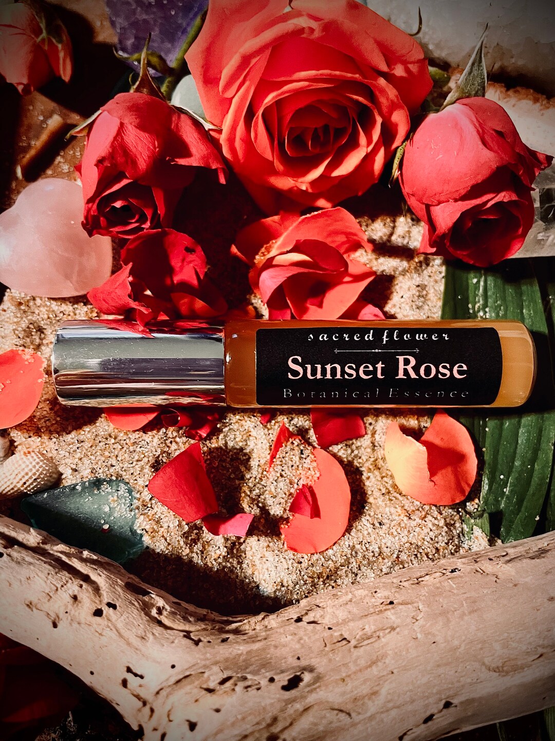 Sunset Rose - Organic Botanical Perfume - Aromatherapy - Vegan ...
