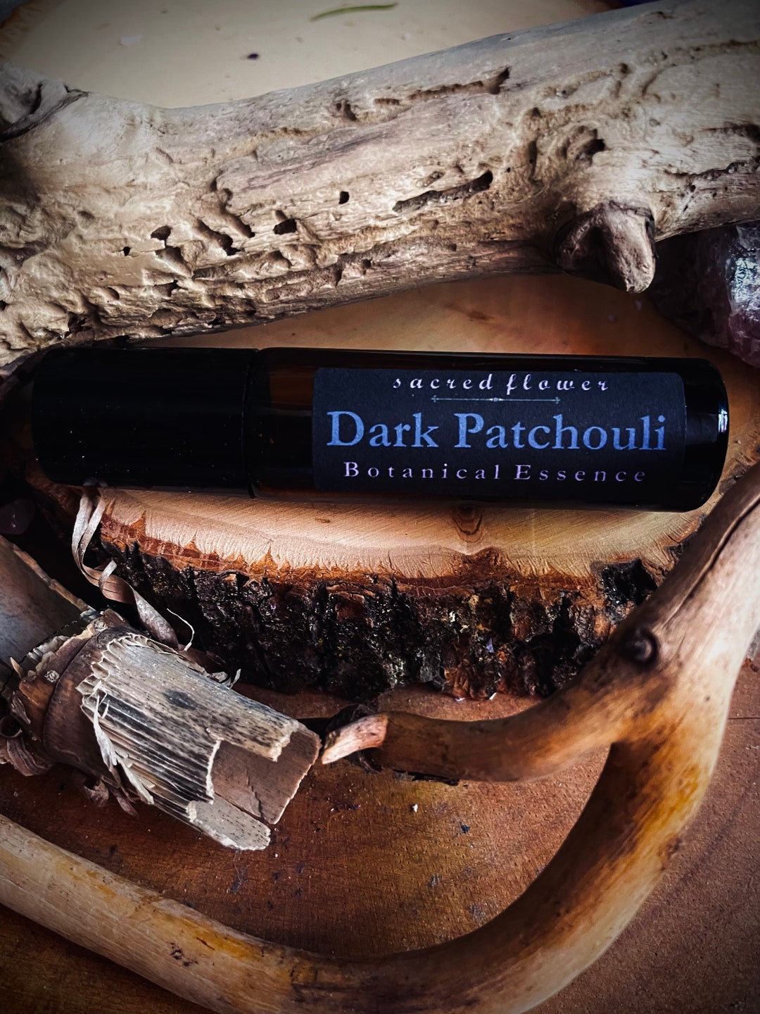 Dark Patchouli Essential Oil Roll-on. All-natural, Deep, Dark, and Delicious Pure Aromatherapy ...