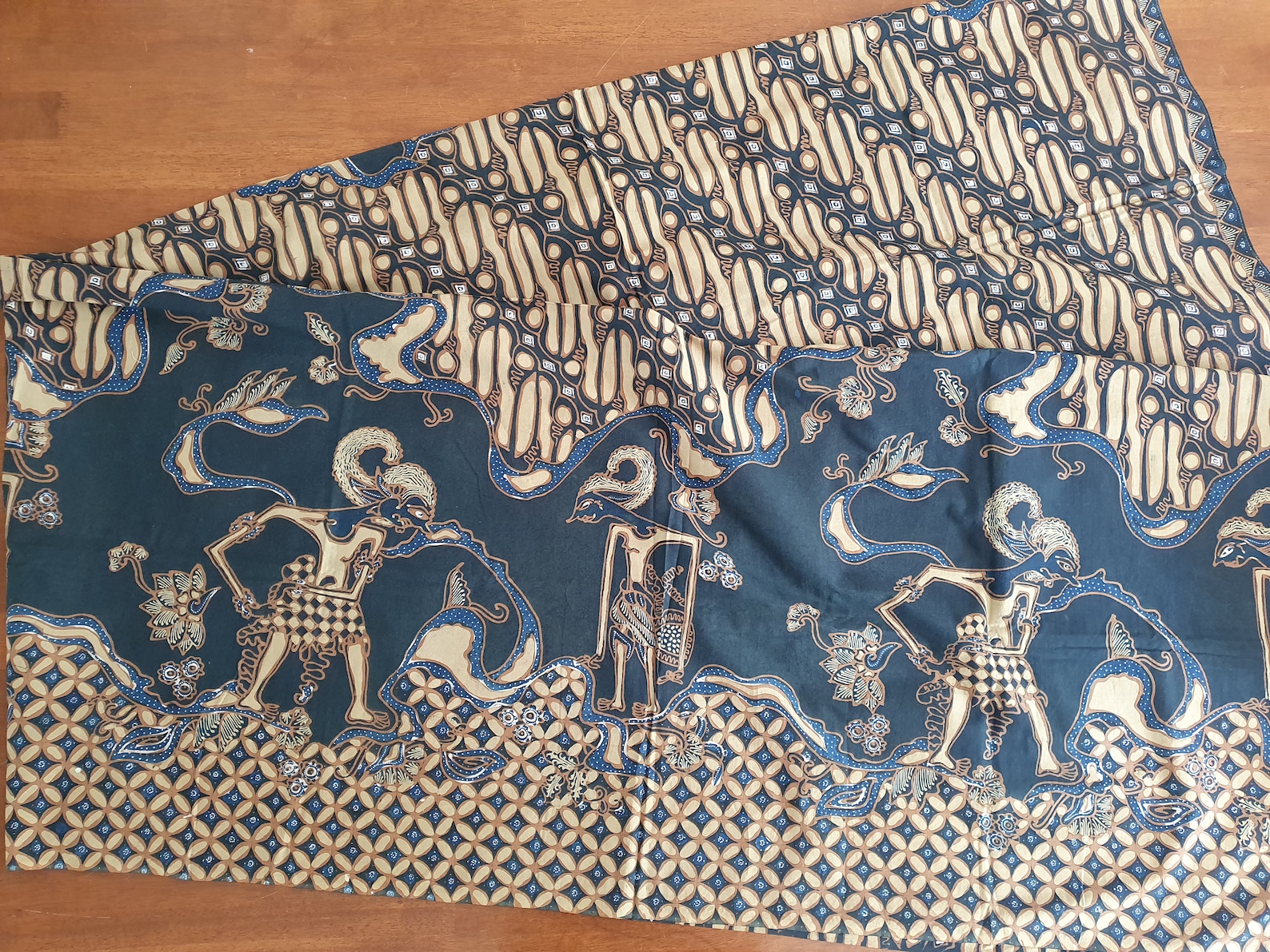 Indonesian Batik Fabric Wall Hanging Traditional Wayang - Etsy