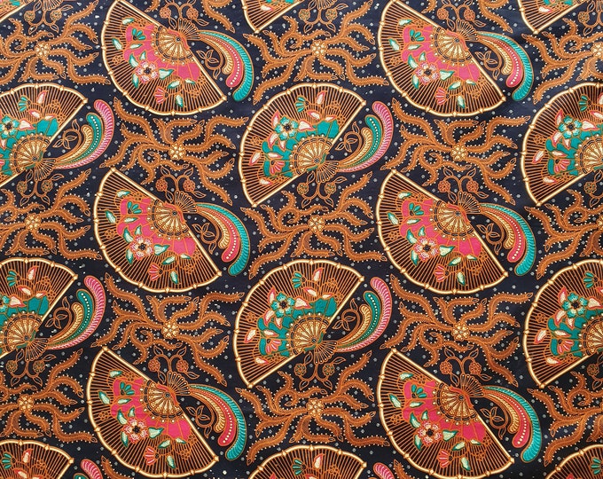 Indonesian Batik Fabric, Traditional Javanese Batik Sarong, Bird ...