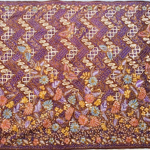 Indonesian Batik Fabric Hand Drawn, Javanese Batik Tulis Featuring ...