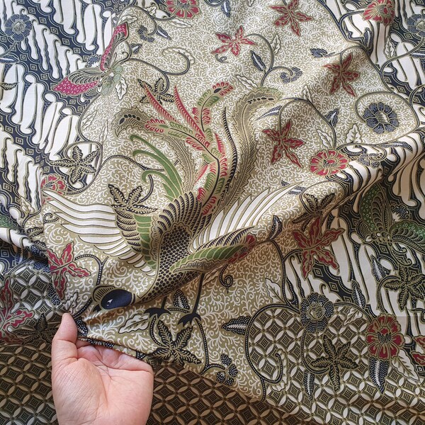 Indonesian Batik Fabric - Etsy