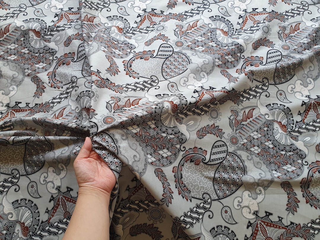 Indonesian Batik Fabric for Sarong, Dress Making or Quilting. Nonya ...