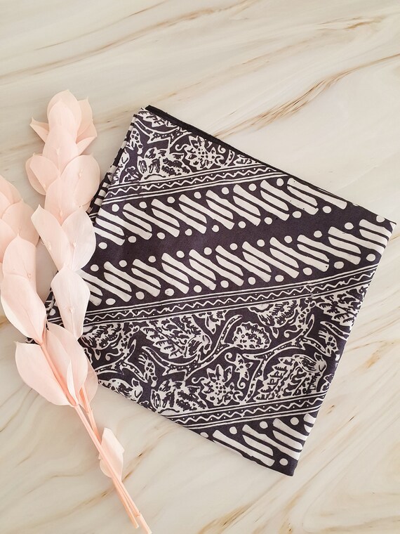 Art Silk Asian Boho Shawl Batik Scarf Indonesian-javanese - Etsy