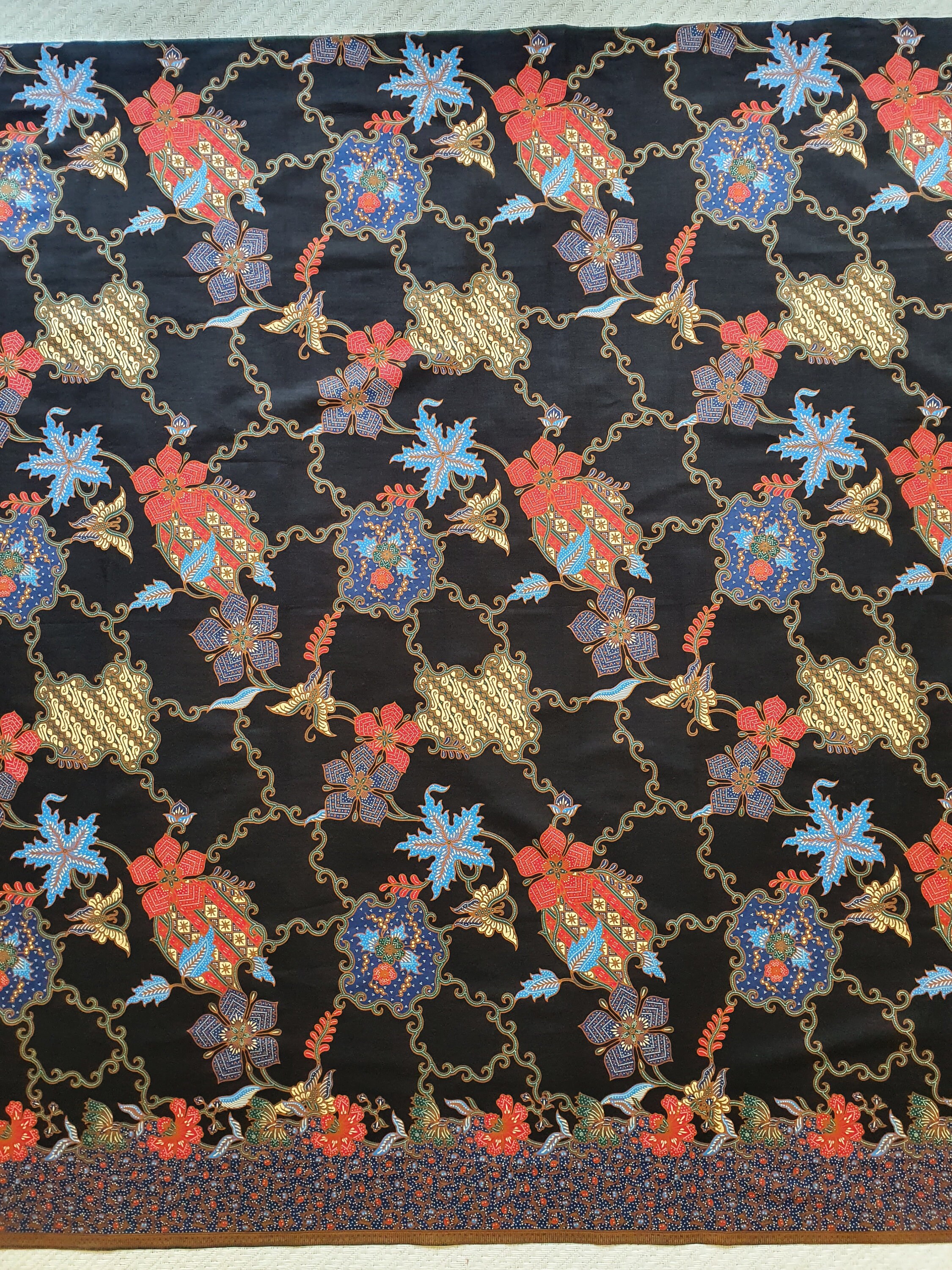 Traditional Indonesian Batik Fabric/ Sarong/ Pareo 100% Cotton - Etsy