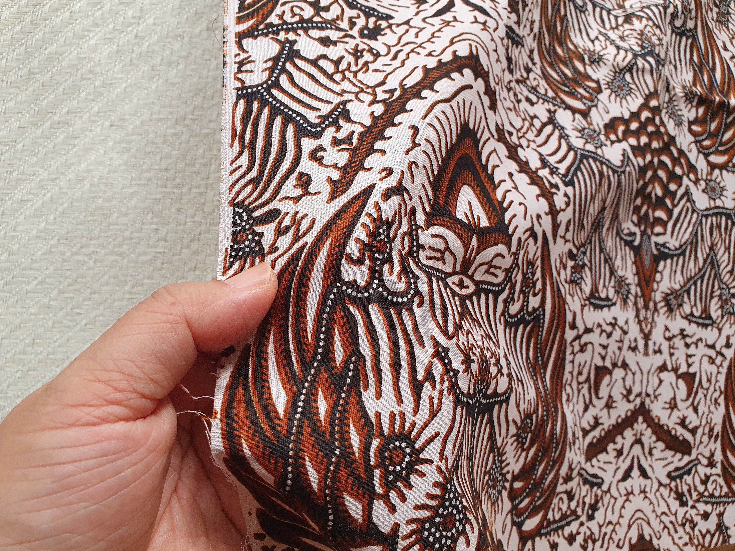 Upholstery Sewing & Fiber Java men sarong Indonesian batik fabric ...