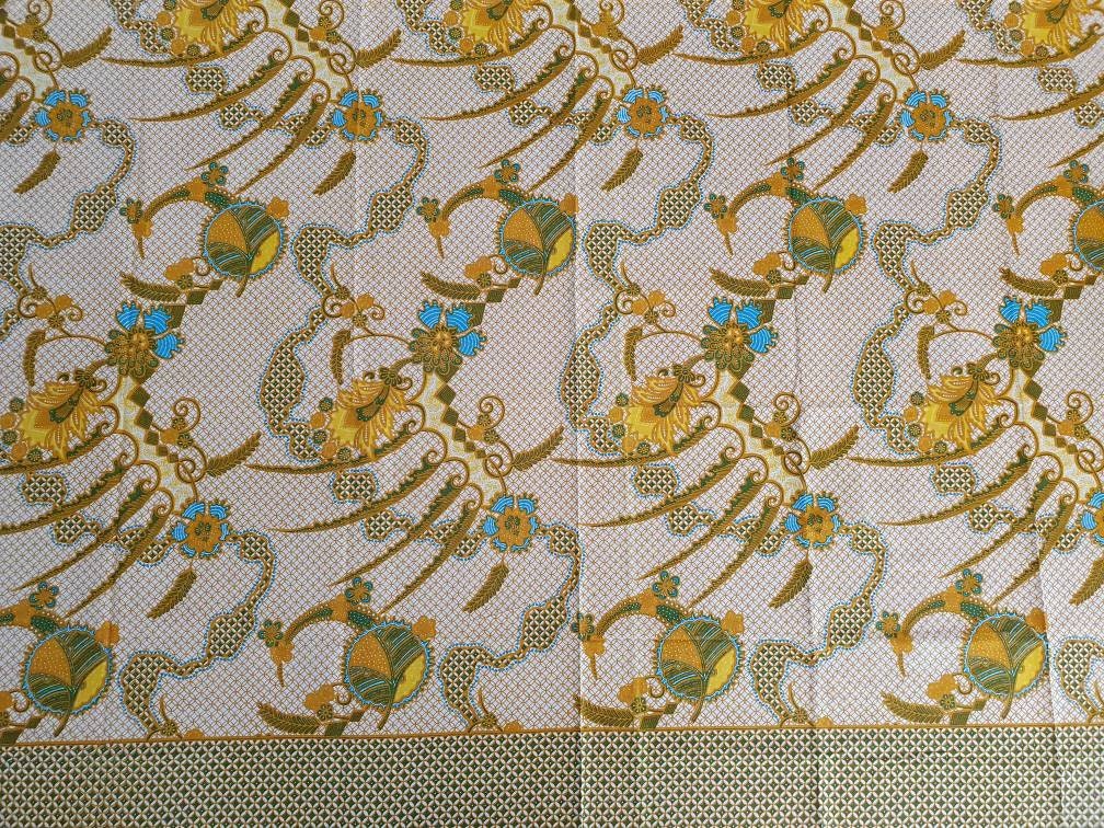 Upholstery Sewing & Fiber Java men sarong Indonesian batik fabric ...