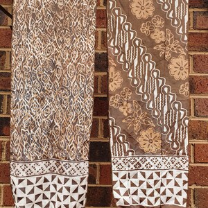 Batik Scarf Indonesian-javanese Style With Cloud (mega Mendung) and ...