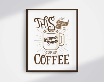 Damn Fine Coffee - Etsy