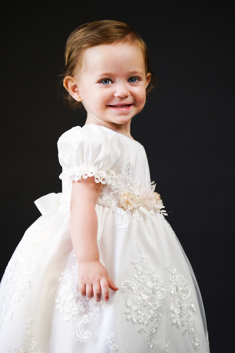 Baby Girl Dedication Dress | Vintage Burbvus Christening Dress Girl ...