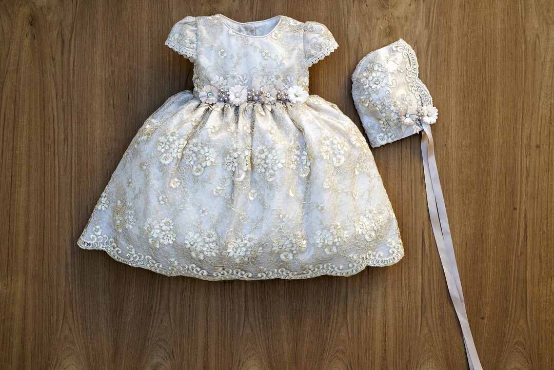 Baby Girl Dedication Dress Vintage Burbvus Christening Dress - Etsy