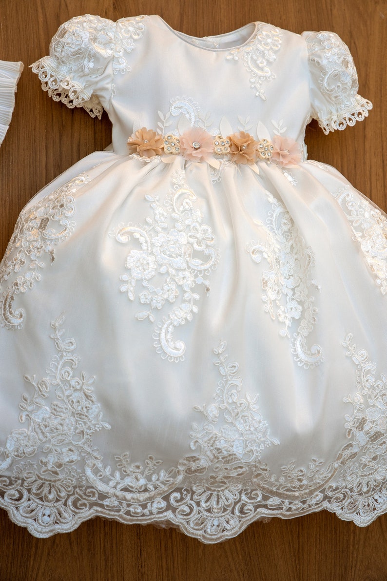 Baby Girl Dedication Dress | Vintage Burbvus Christening Dress Girl ...