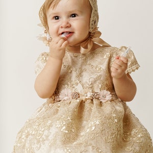 Baby Girl Dedication Dress | Vintage Burbvus Christening Dress Girl ...