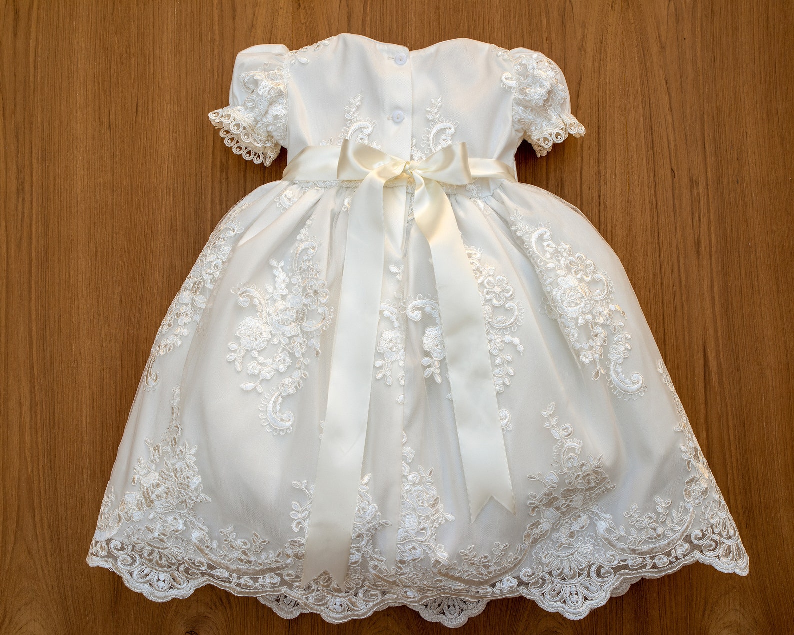 Baby Girl Dedication Dress | Vintage Burbvus Christening Dress Girl ...