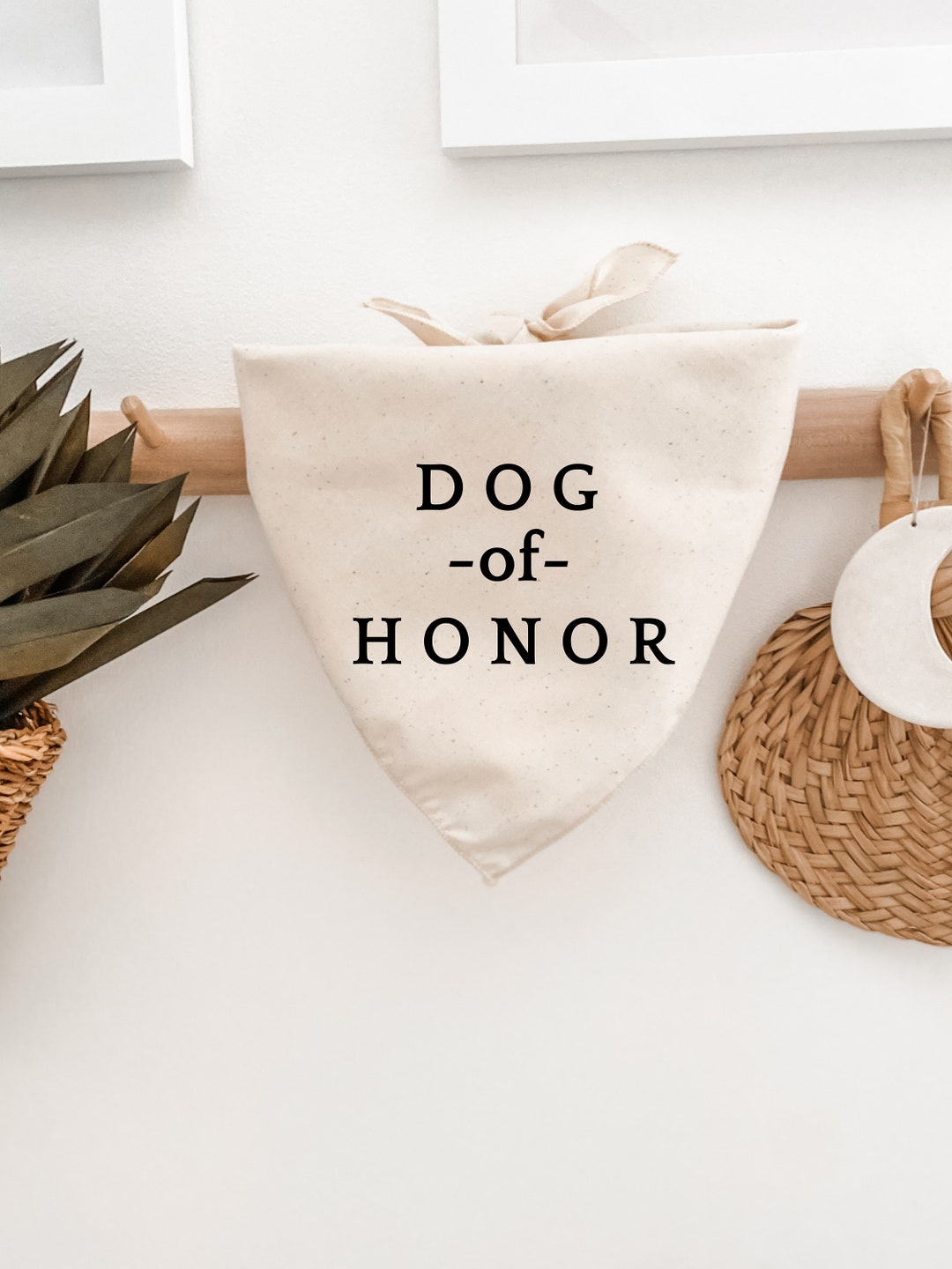 Dog of Honor Dog Bandana for Engagement Photoshoot, Announcement ...
