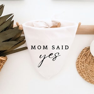 Dad Asked, Mom Said Yes Dog Bandanas for Proposal, Engagement ...