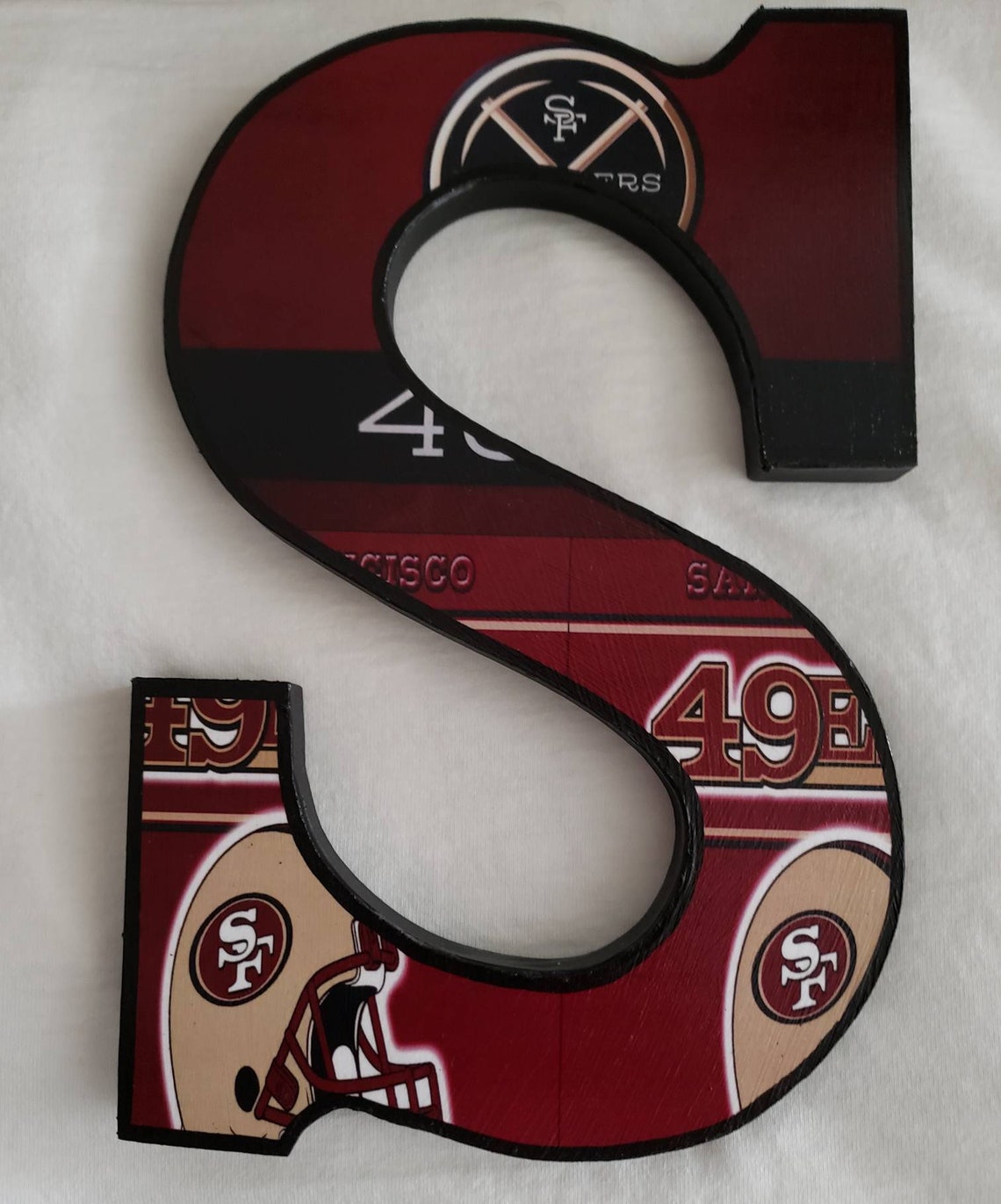 San Francisco 49ers Football Wood Letters | Etsy