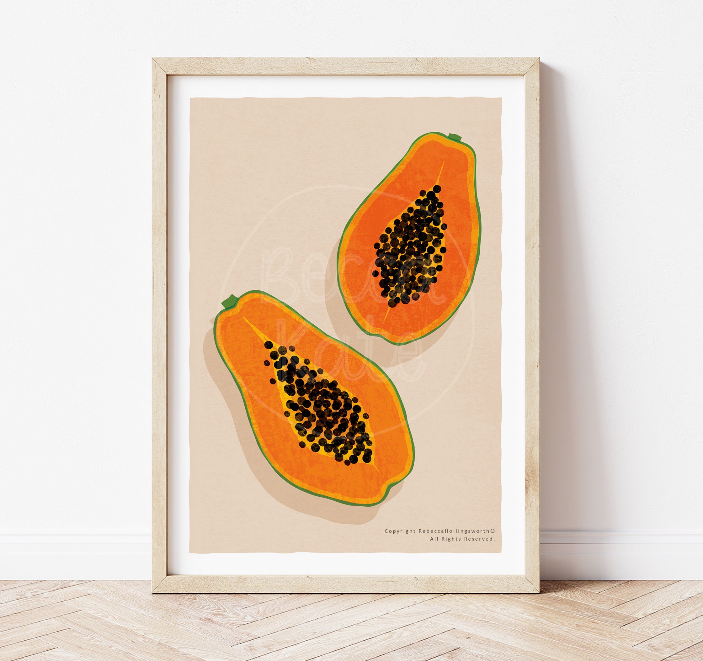 Papaya Art Images