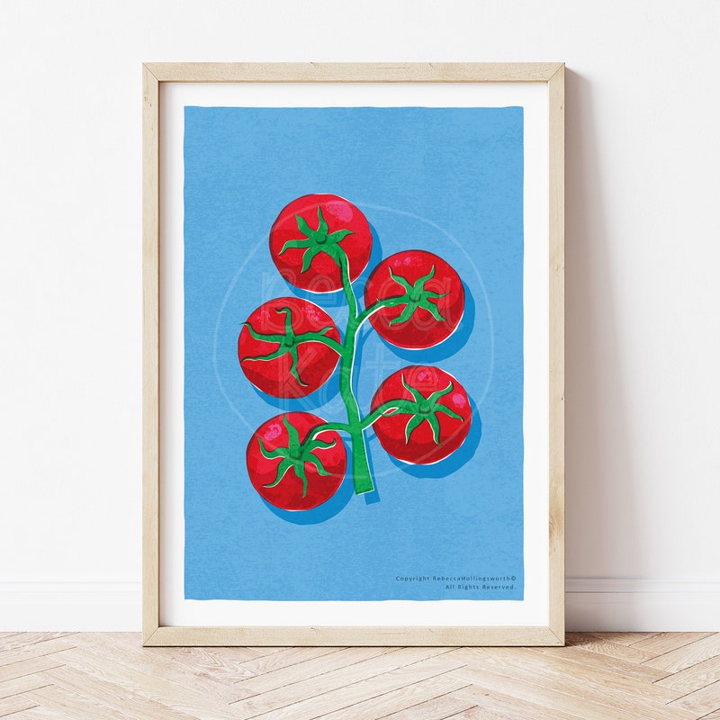 Tomato Print - Etsy