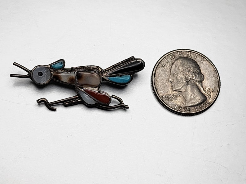 Zuni Road Runner Pin - Etsy