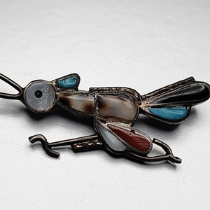 Zuni Road Runner Pin - Etsy